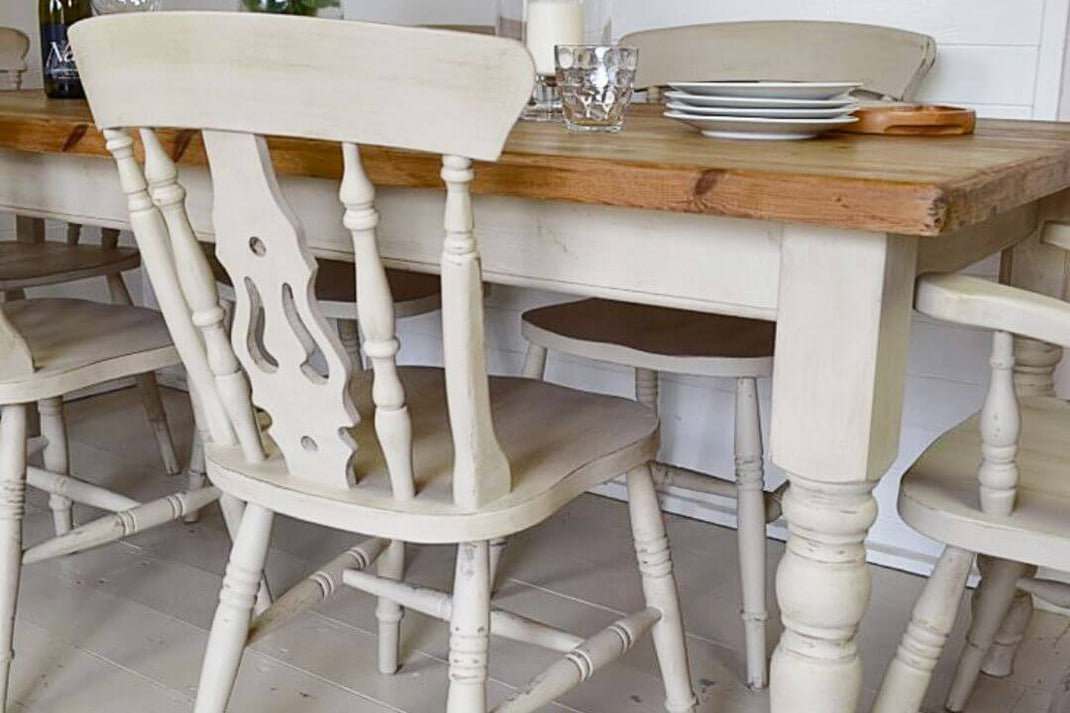DIY: How To White Wash Dining Chairs for a Rustic Farmhouse Look ...